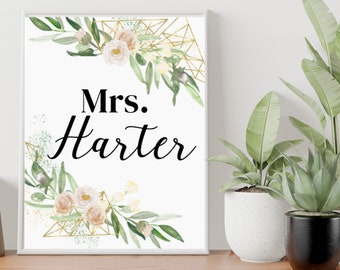 Printable Door Name Sign - Etsy