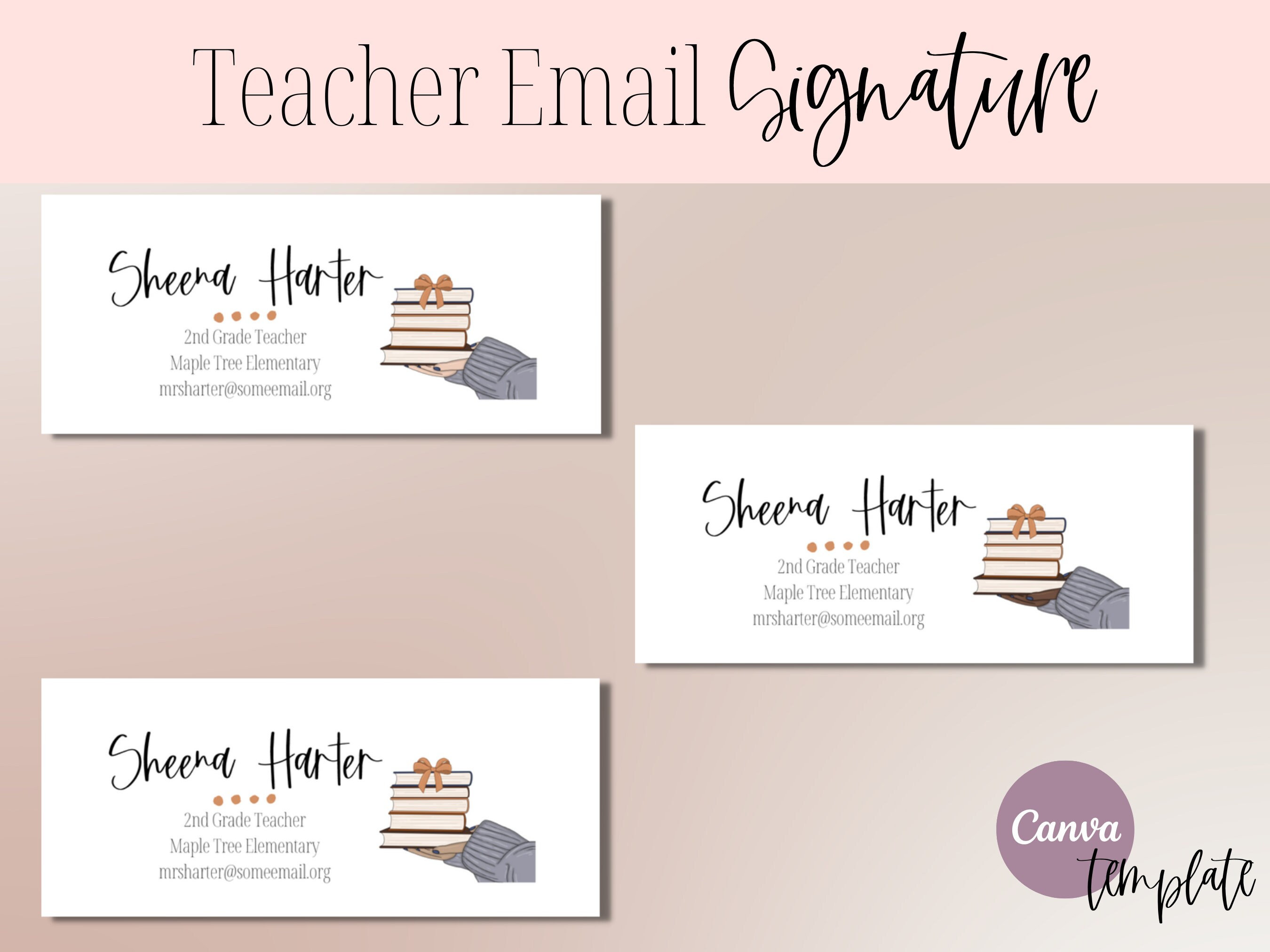 Teacher Email Signatureemail Signature Templateemail Sign off ...