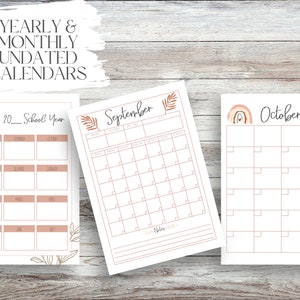 Boho Teacher Planner|homeschool Planner|lesson Plan Printable|self Care ...