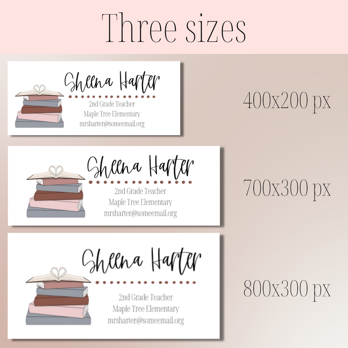 Teacher Email Signature|email Signature Template|email Sign off ...