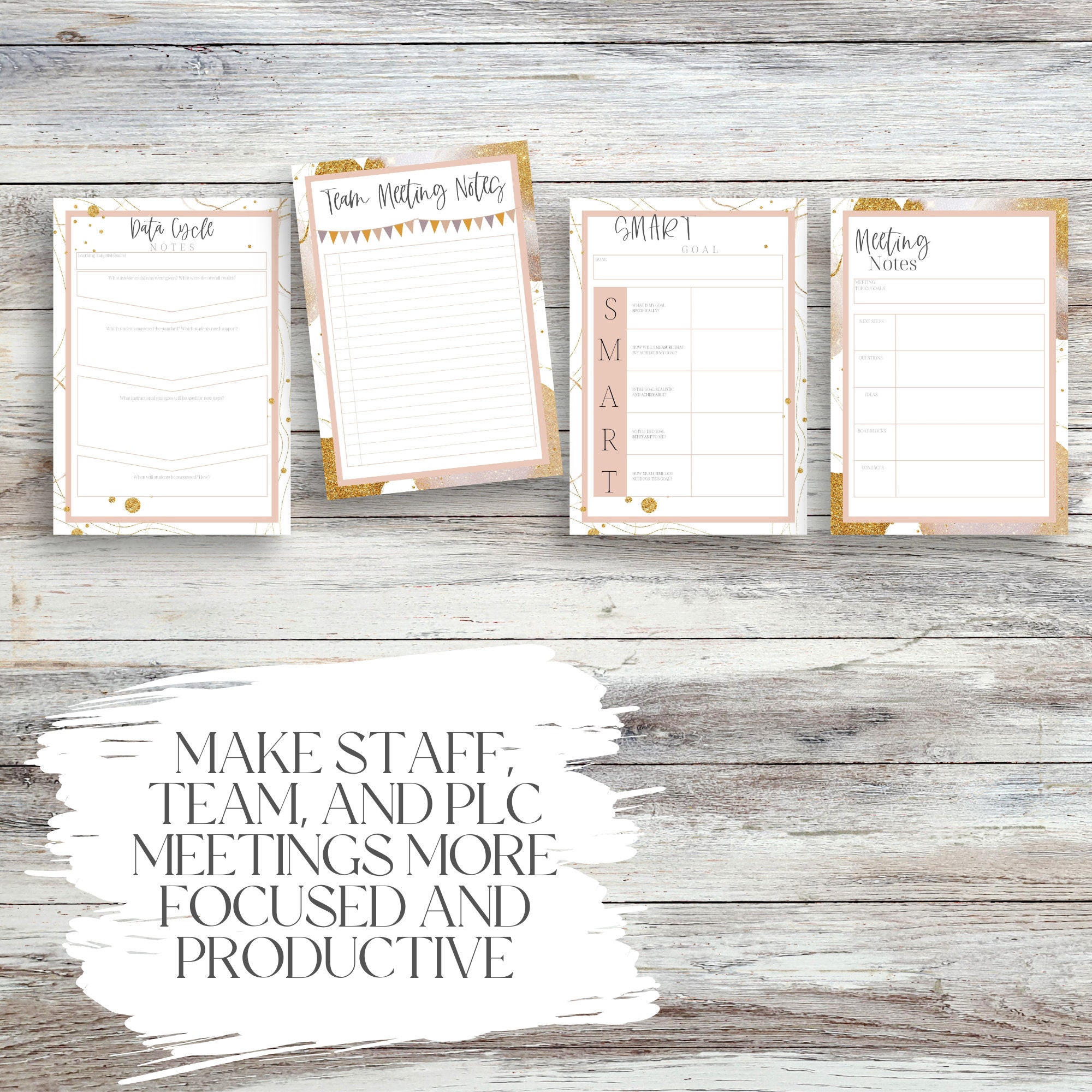Printable Teacher Planner|teacher Planner Pages|lesson Planner|daily ...
