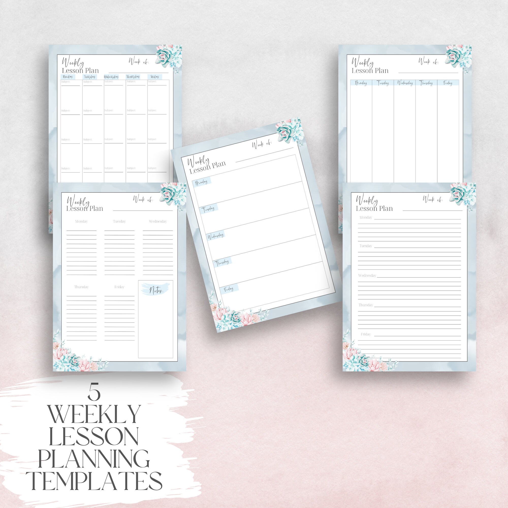 Teacher Planner|teacher Planner Pages|lesson Plan Printable|homeschool ...