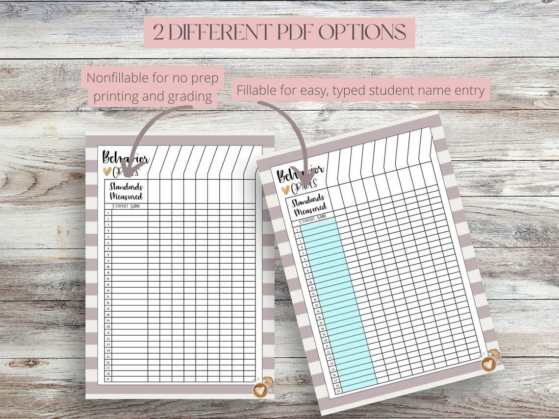 Coffee Teach Repeat Gradebook|teacher Gradebook|boho Teacher Planner ...