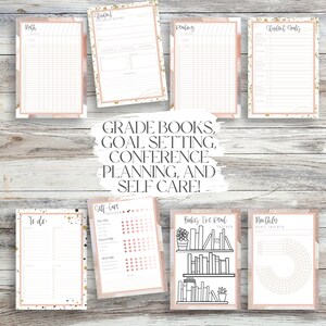 Printable Teacher Planner|teacher Planner Pages|lesson Planner|daily ...
