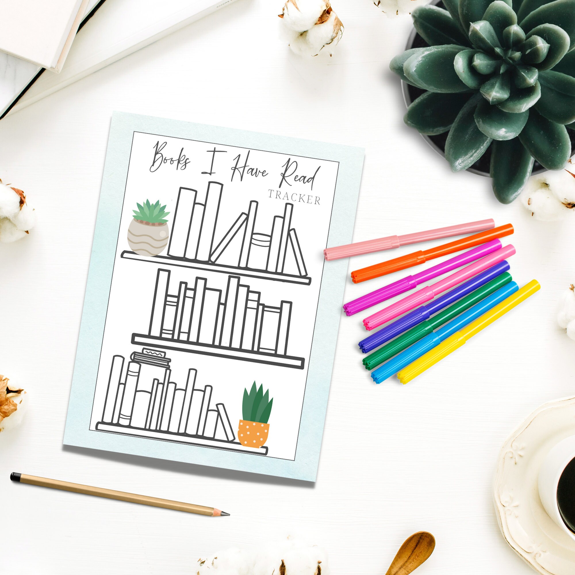 Printable Book Tracker|book Tracker|reading Challenge|book Lover ...