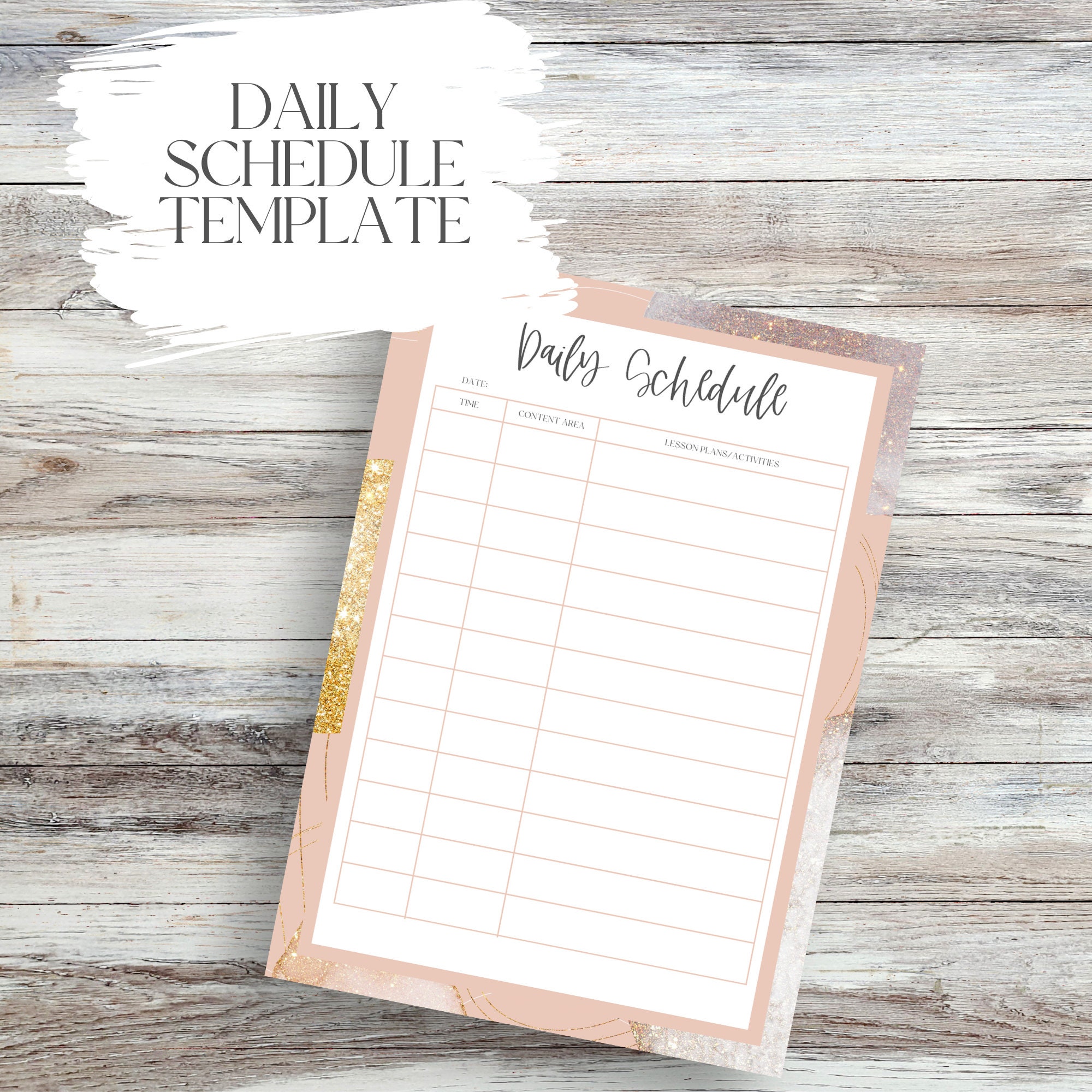 Printable Lesson Plan|teacher Planner Pages|lesson Planner|daily ...