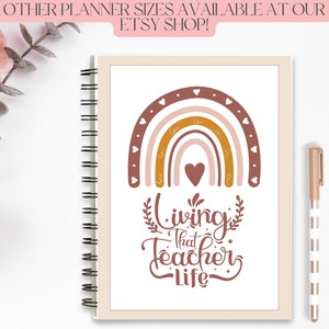 Boho Teacher Planner|homeschool Planner|lesson Plan Printable|self Care ...