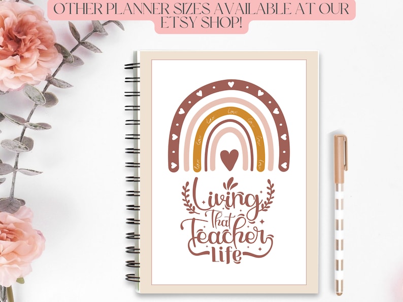 Boho Teacher Planner|homeschool Planner|lesson Plan Printable|self Care ...