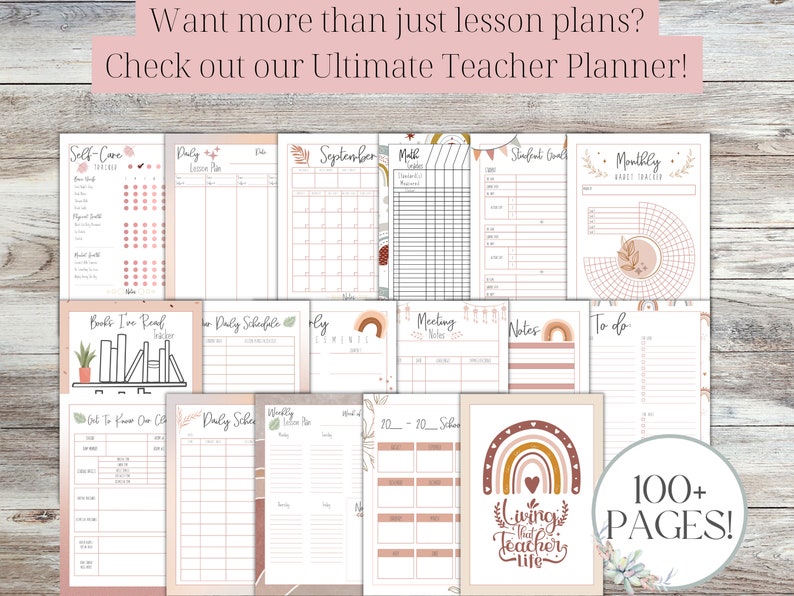 Boho Gradebook|teacher Gradebook|boho Teacher Planner|teacher Planner ...