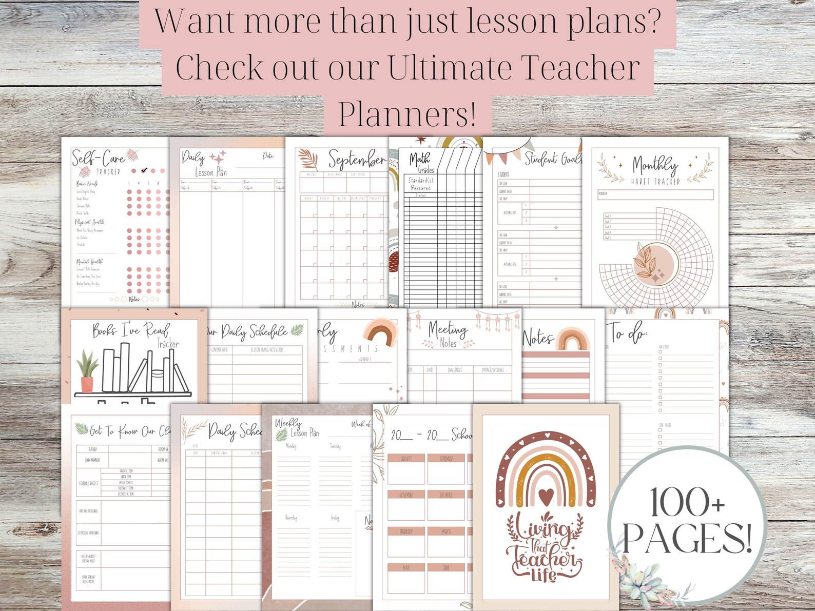 Coffee Teach Repeat Gradebook|teacher Gradebook|boho Teacher Planner ...