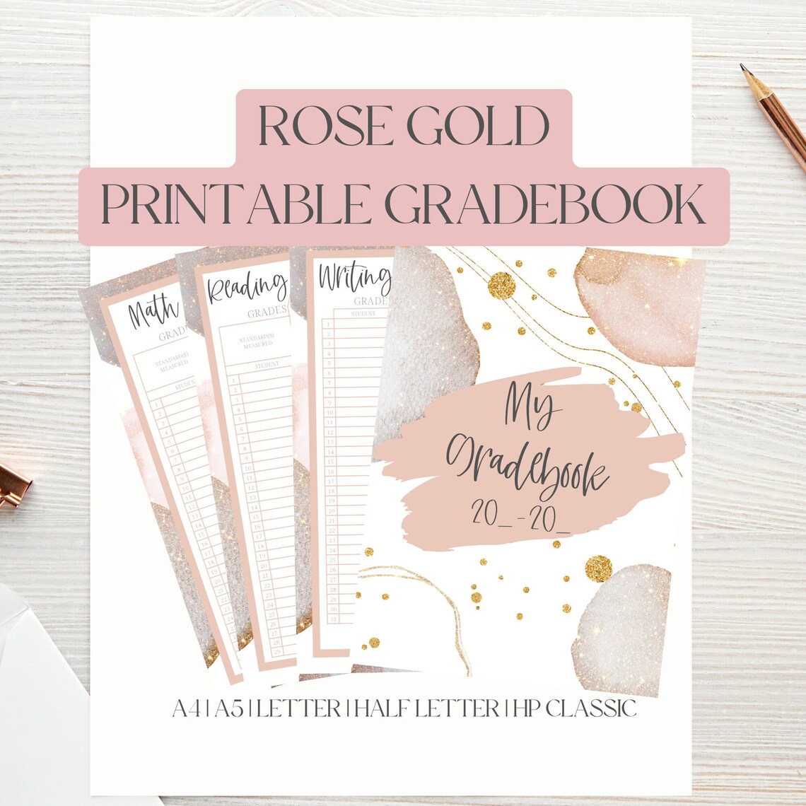 Gradebook|teacher Gradebook|teacher Planner|teacher Planner Pages ...