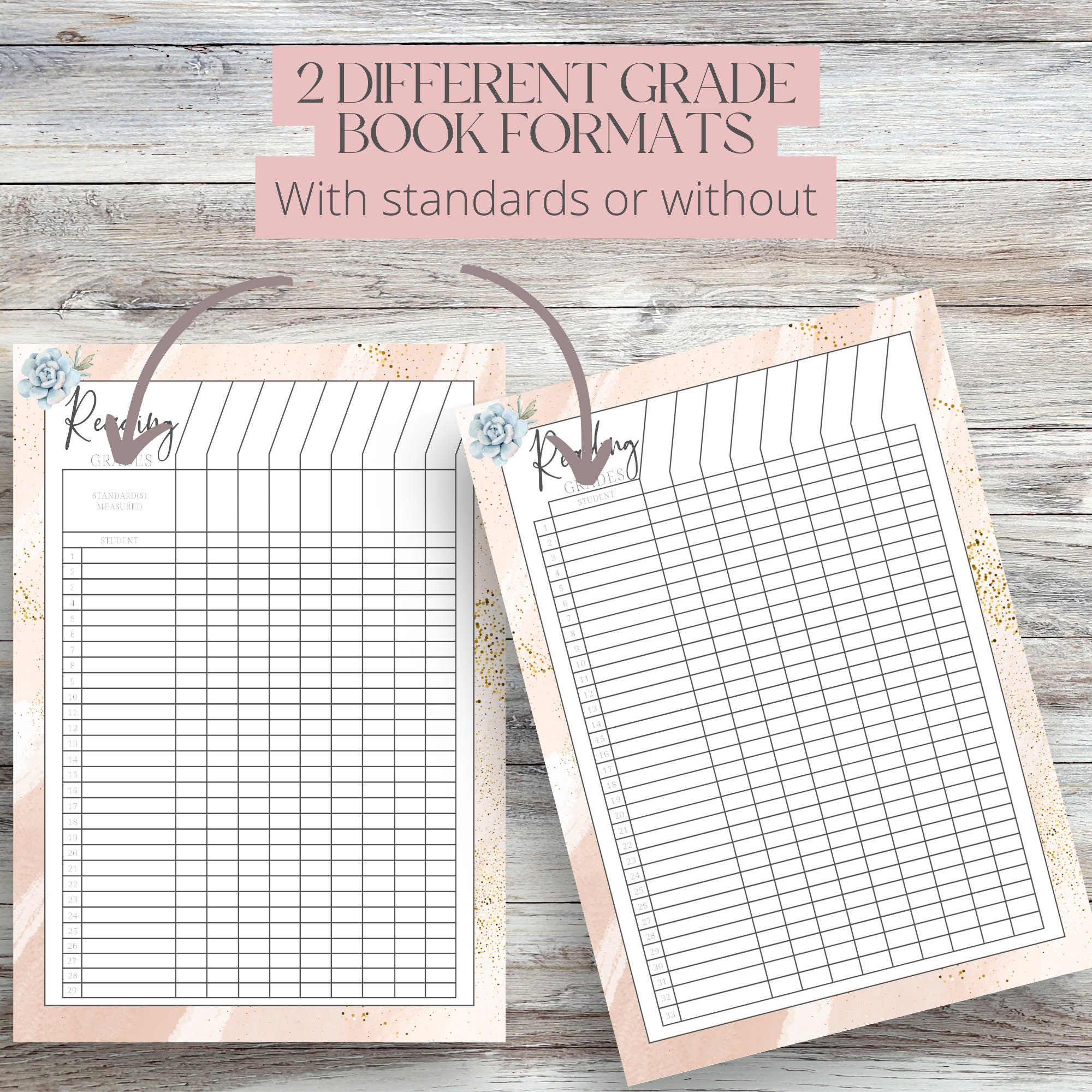 Teacher Gradebook|gradebook|teacher Planner|teacher Planner Pages ...