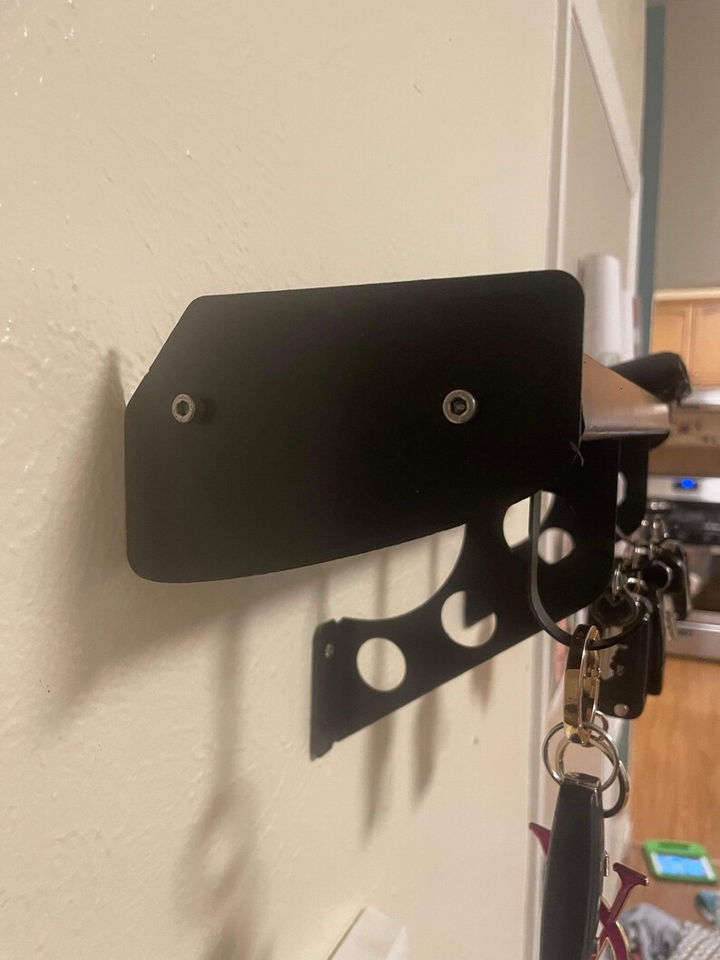 Metal Key Holder for Wall, Car Spoiler, Key Hook, Wall Decor , Car ...