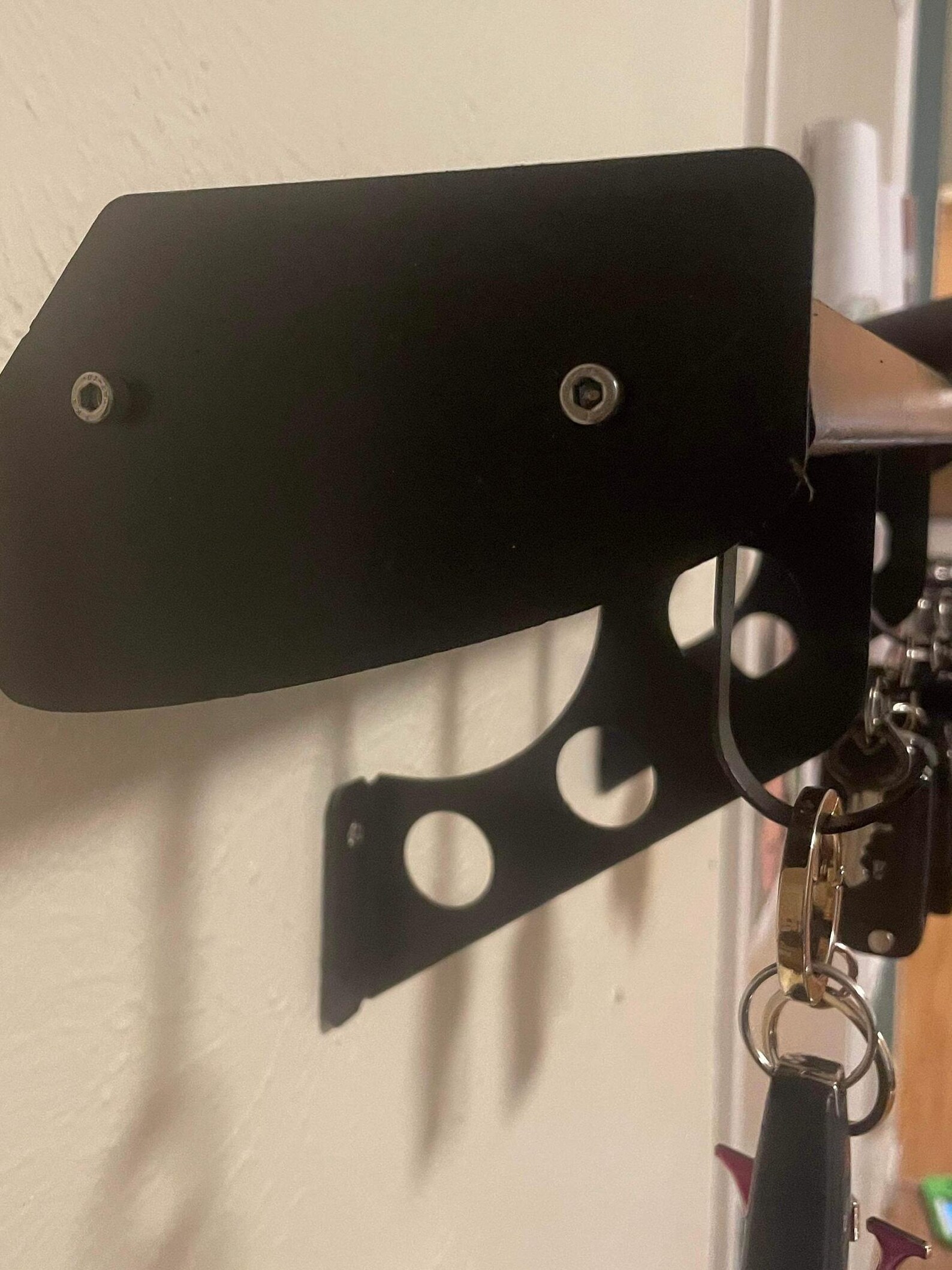 Metal Key Holder for Wall, Car Spoiler, Key Hook, Wall Decor , Car ...
