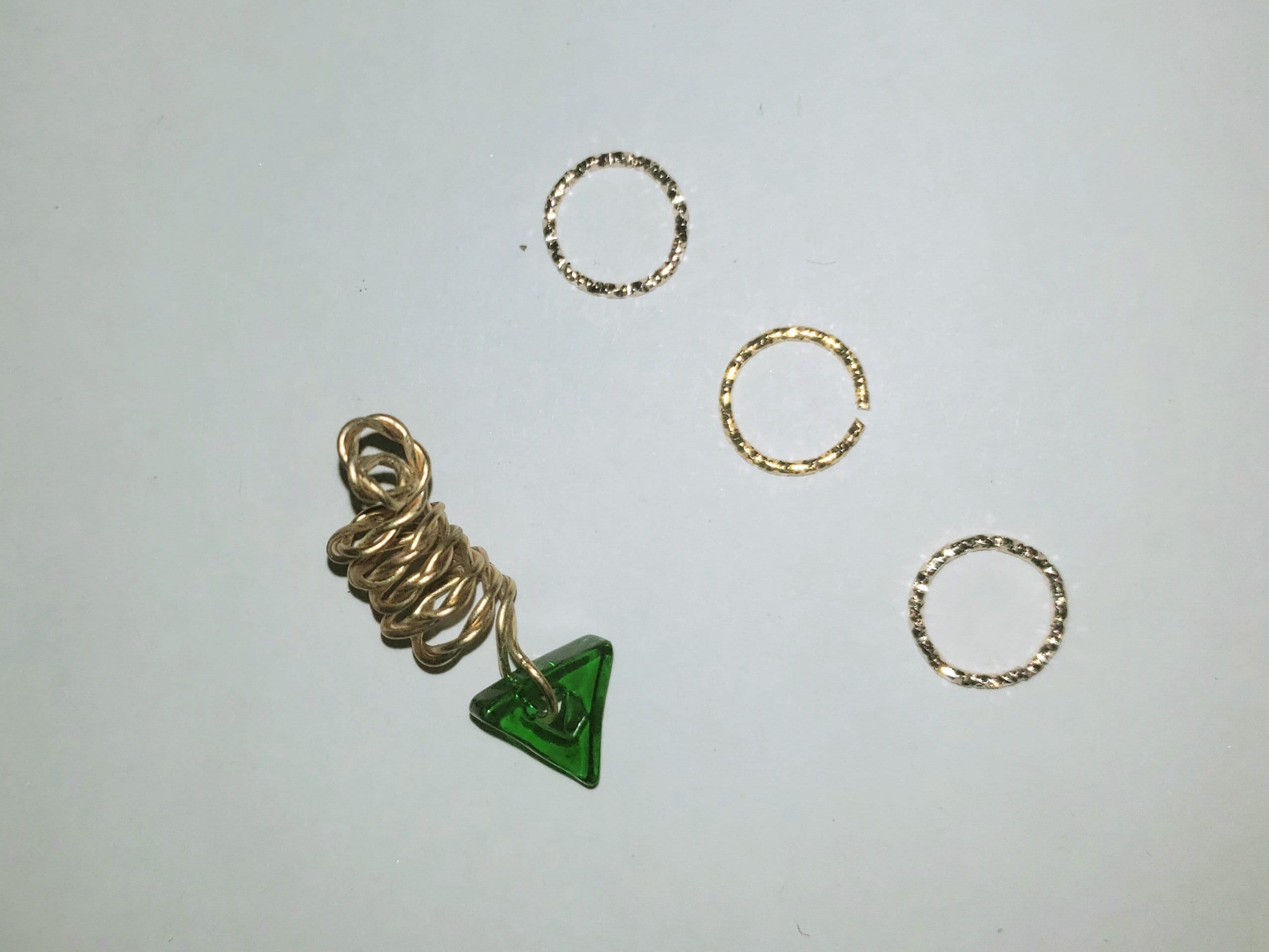 Green Triangle Coil Set - Etsy