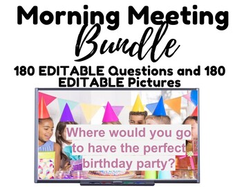 Morning Slides Templates for Google Slides Seasonal Bundle Classroom ...