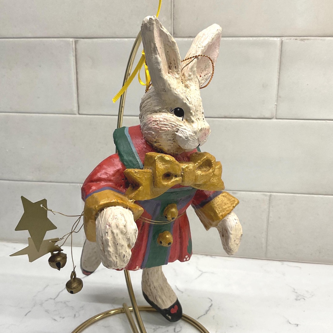 House of Hatten Denise Calla Bunny Rabbit Ornament. 1992 Series Reach ...