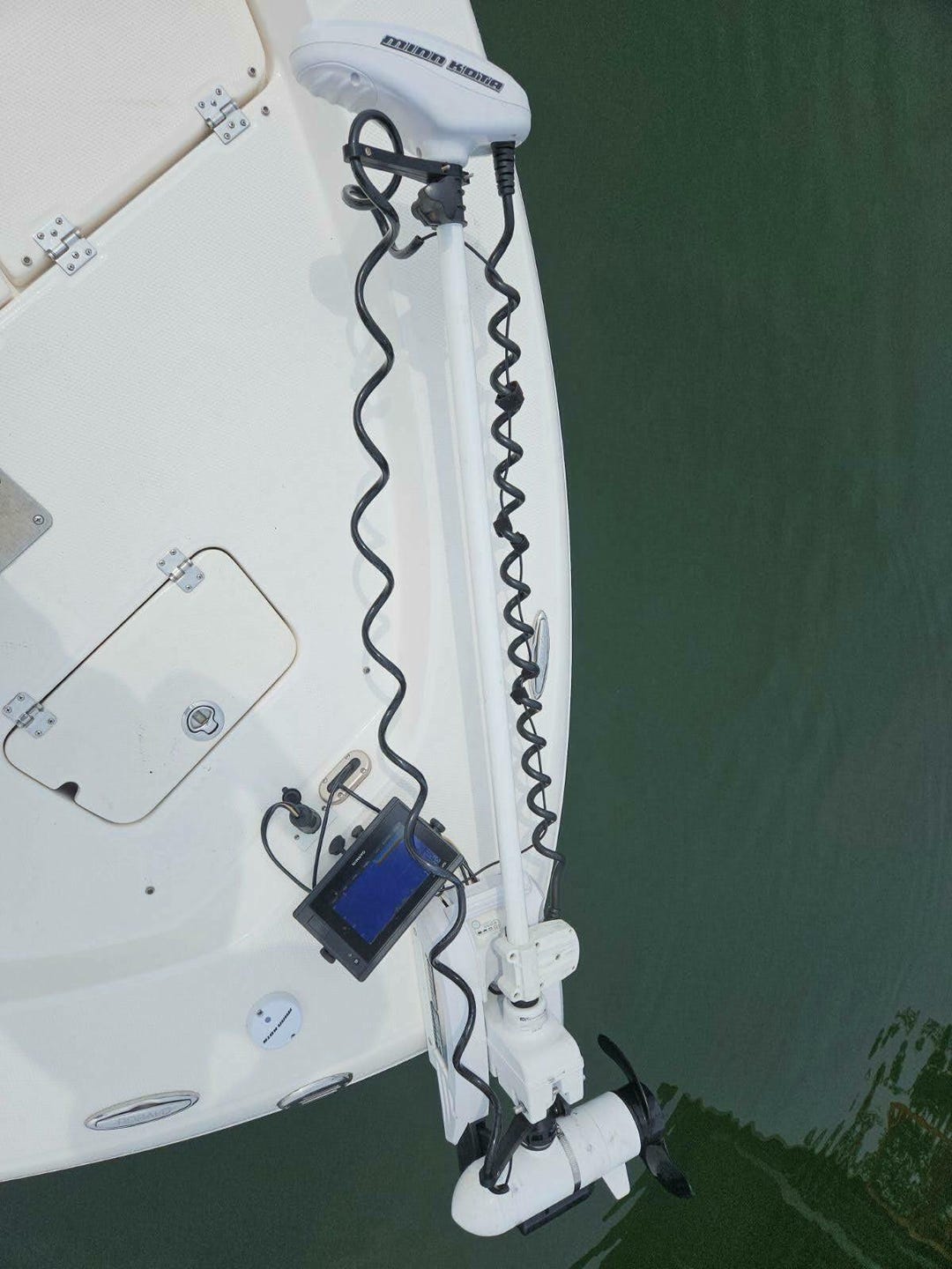 Trolling Motor Cable Saver for Minn Kota | Brackets + Cable Protector ...