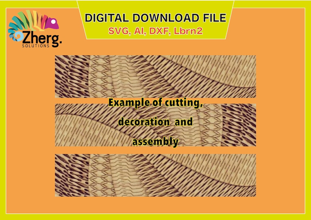 Parametric Kerf Model - Laser Cut to Make Curves SVG. Laser Cut Files ...