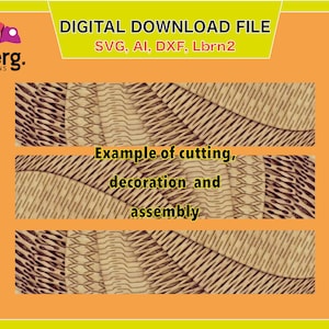 Parametric Kerf Model - Laser Cut to Make Curves SVG. Laser Cut Files ...