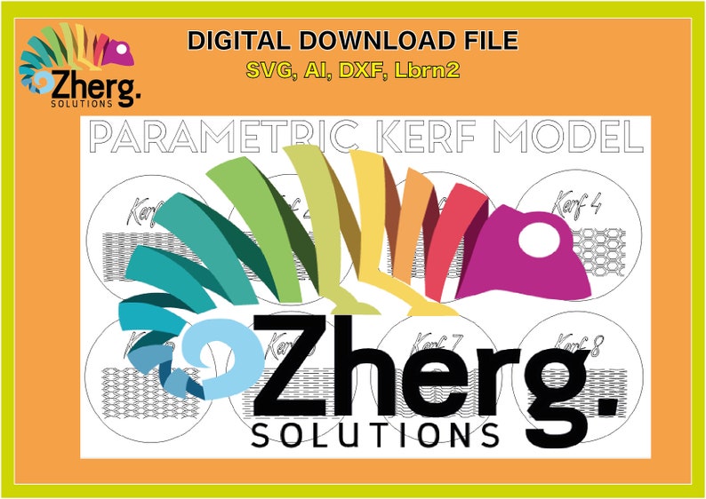 Parametric Kerf Model Laser Cut to Make SVG Curves. Laser Cut Files for ...