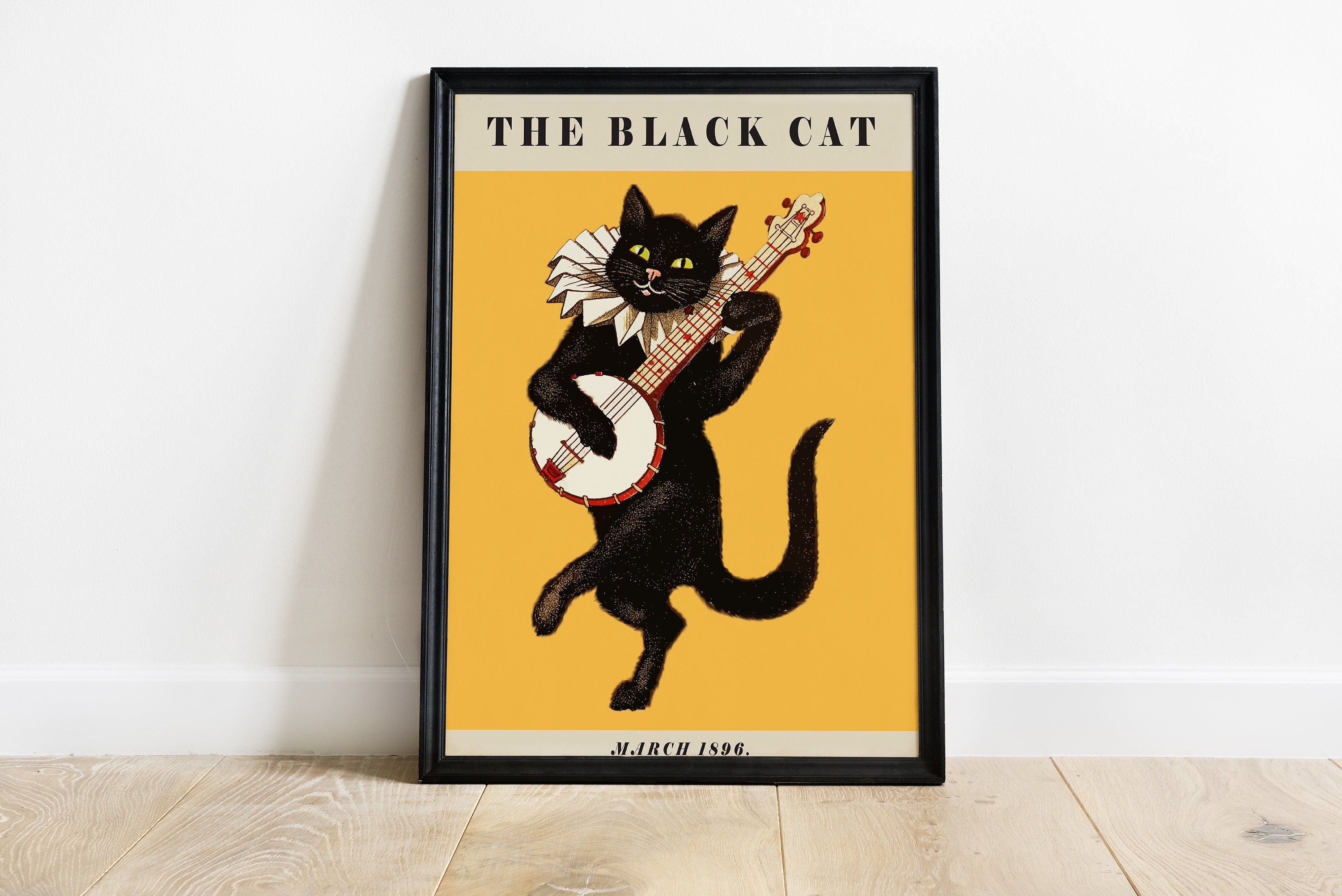 Printable Advertising Vintage Digital Poster Advertising Poster Black ...