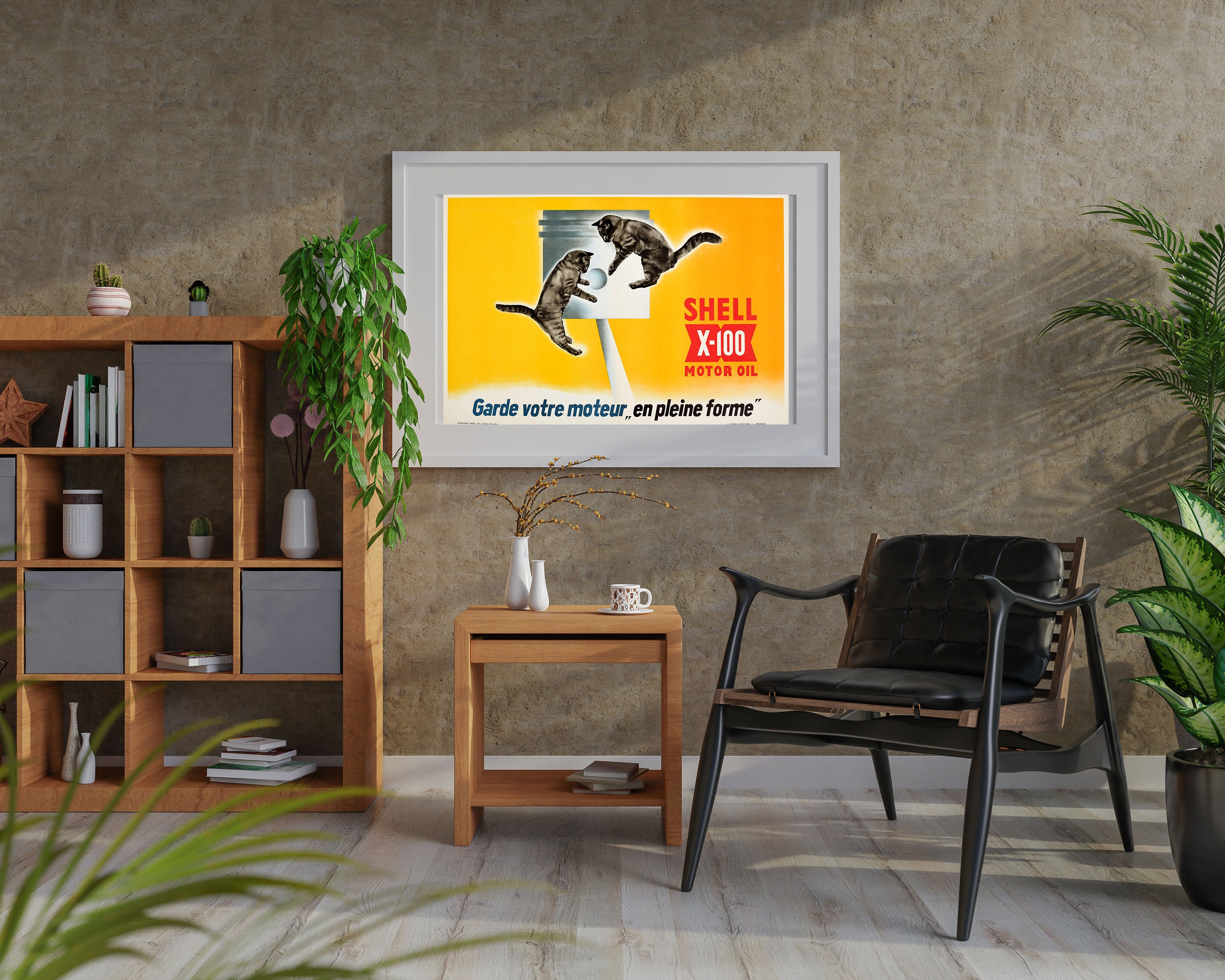 Printable Advertising Shell Vintage Digital Poster Advertising Poster ...