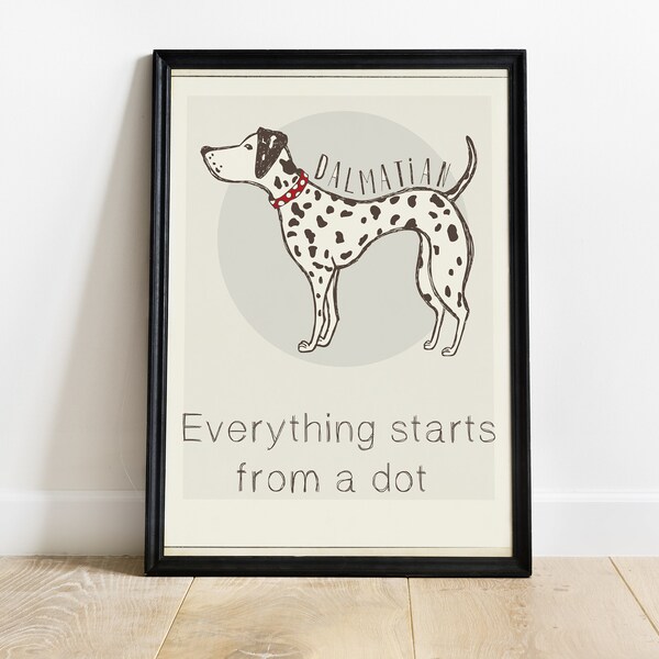 Dalmatian Print - Etsy