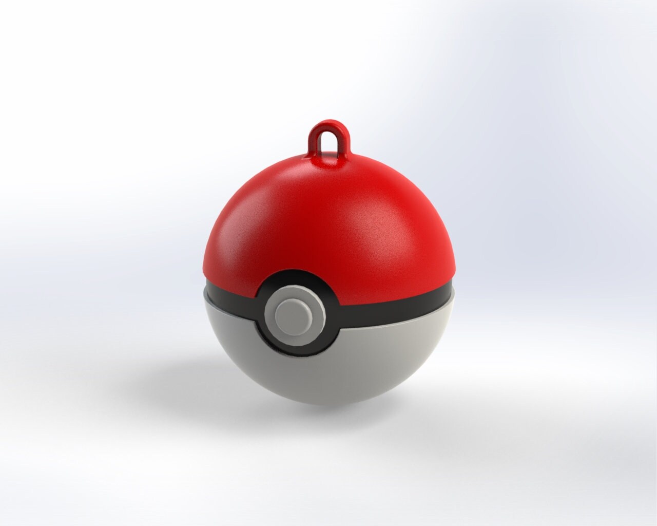 Pokeball Keychain and Pokeball With Stand - (3D Print STL File) - Etsy