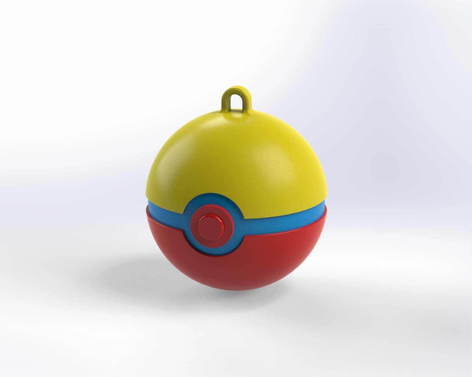 Pokeball Keychain and Pokeball With Stand - (3D Print STL File) - Etsy