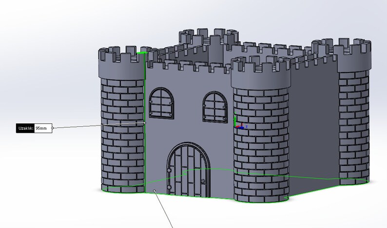 Castle Pen Holder - Flower Pot | 3d Printed File | Stl Files - Etsy