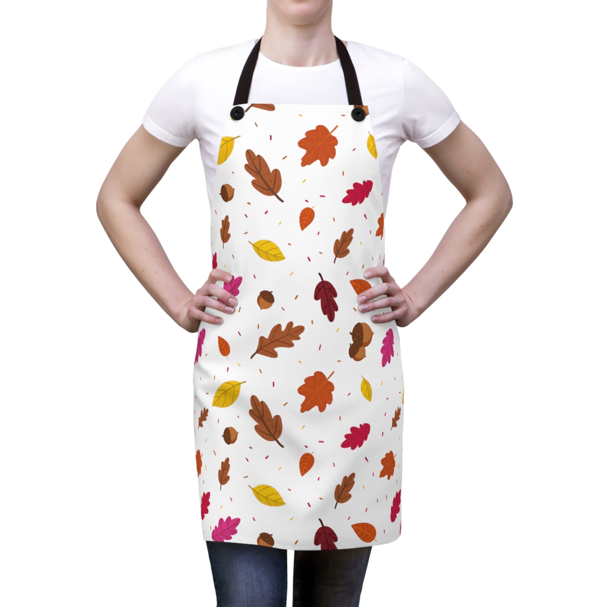 Cute and Colorful Fall Leaves Apron - Etsy