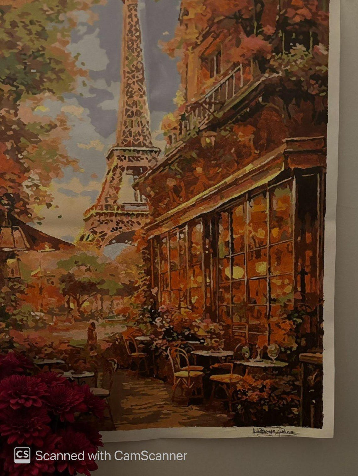 Paris Cafe Painting - Etsy