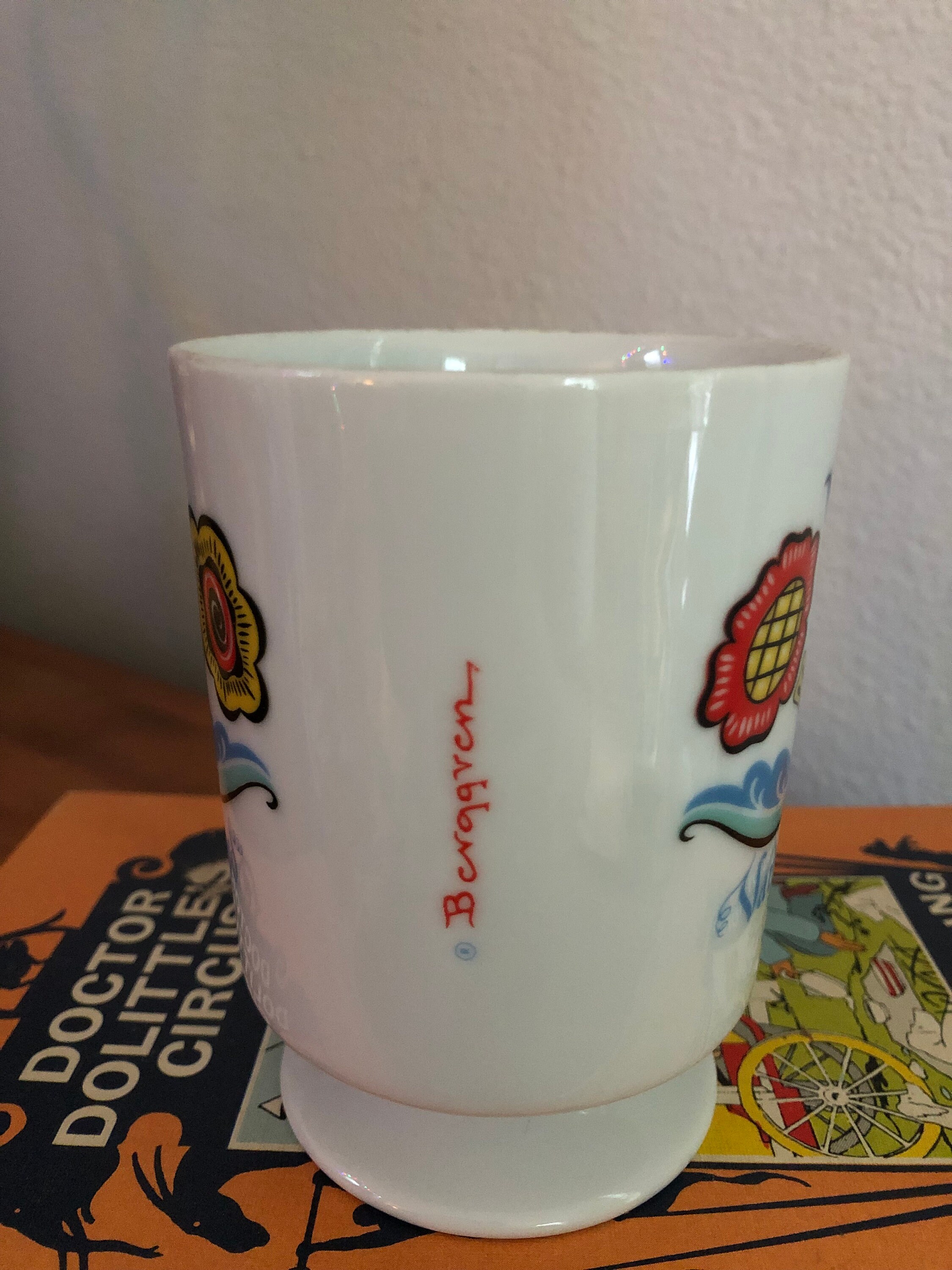 Vintage Berrgren Norway var Sa God Footed Mug - Etsy