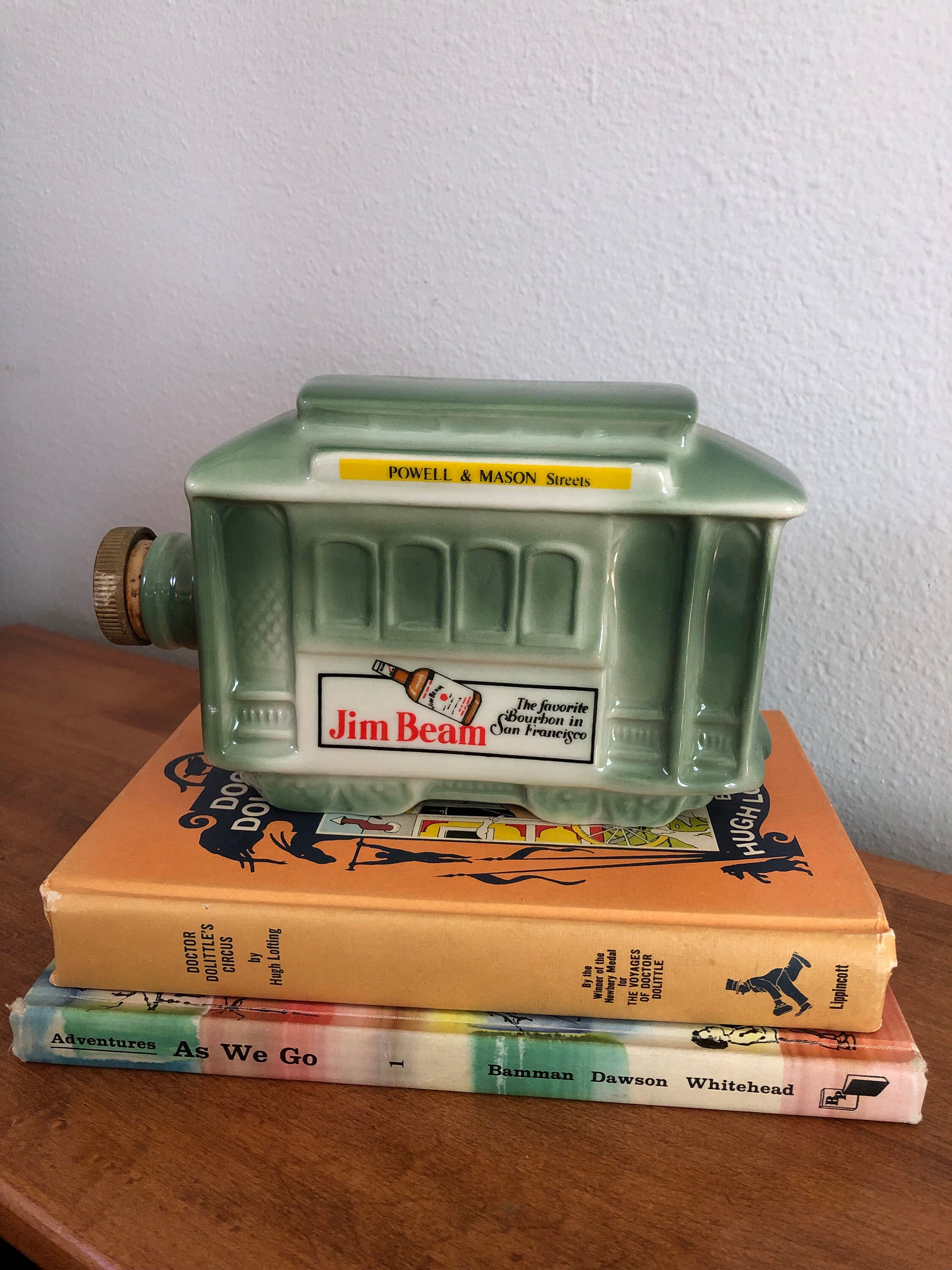 Jim Beam Whiskey Decanter Cable Car Powell & Mason Streets 1968 San ...