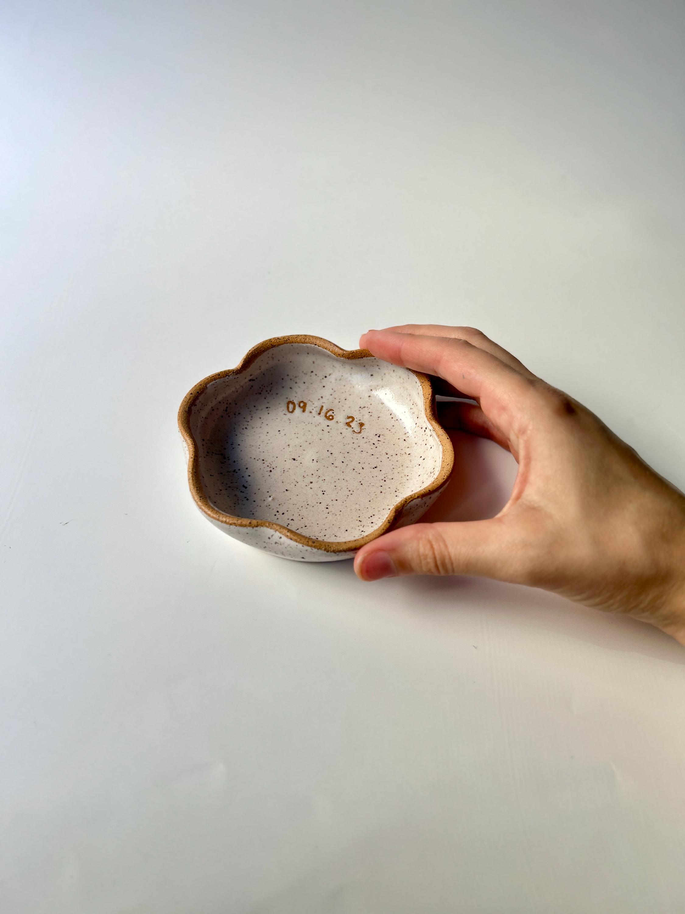 Handmade Dish | Custom Ceramic Jewelry Dish | Personal Engagement Gift ...