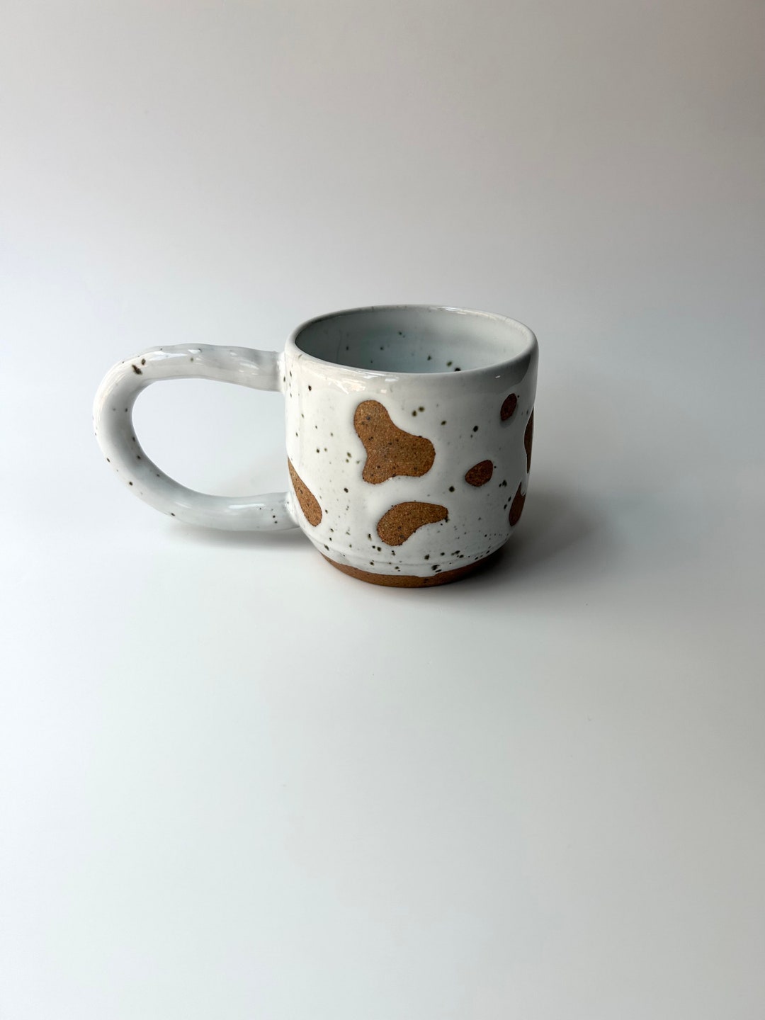 Handmade Mug Fun Ceramic Cow Mug Funky Kitchen Decor Quirky Home Gift ...