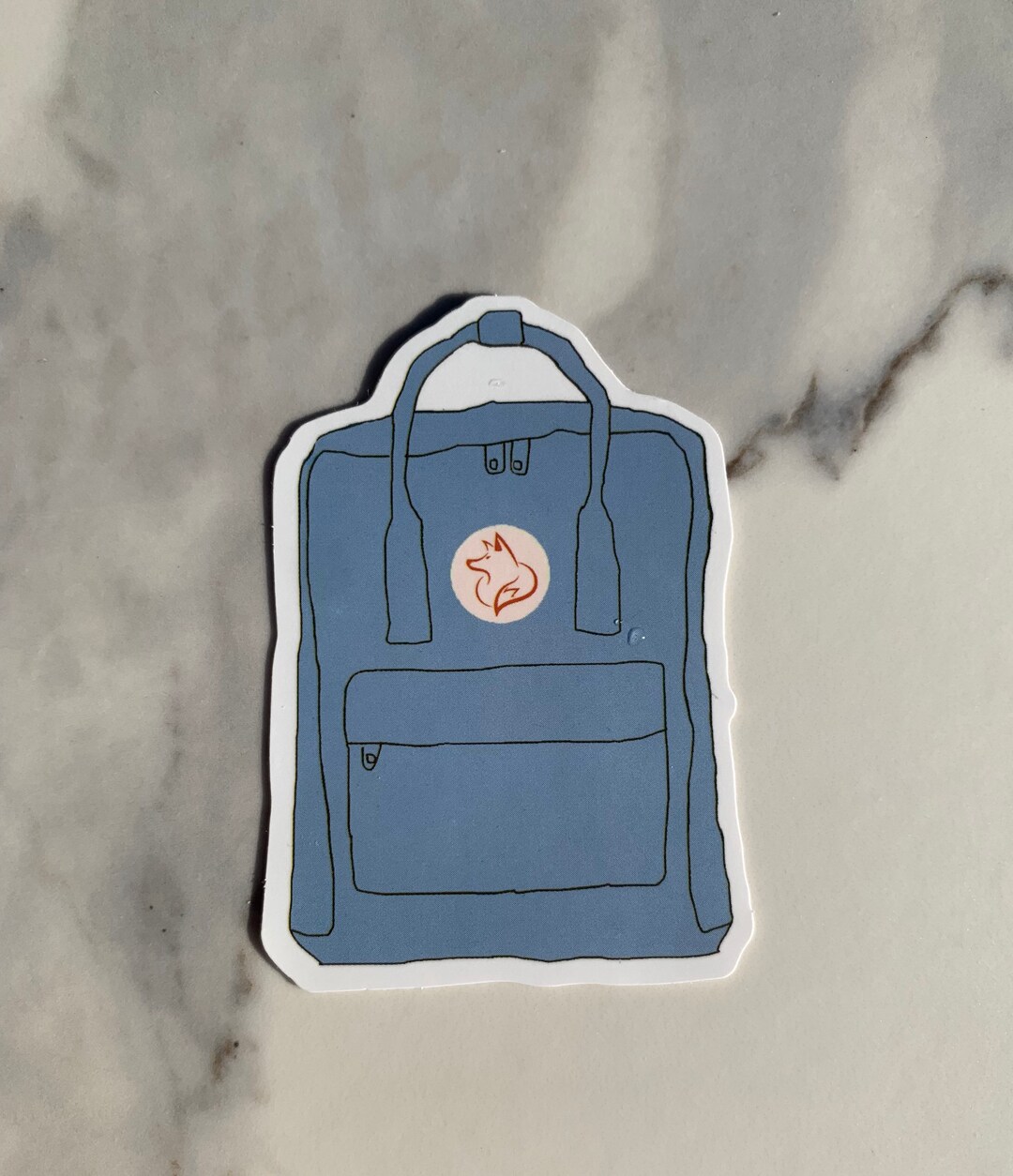 Fjallraven Kanken Blue Bag Laptop Decal Self Adhesive Stickers - Etsy