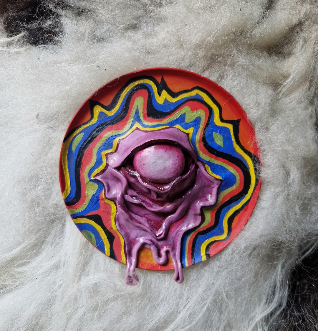 Scary Creepy Psychedelic Wall Decor Horror Disturbing Mysterious ...