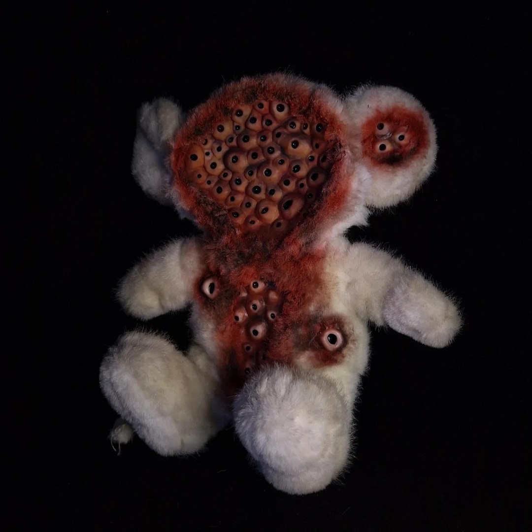 Creepy Horror Tryphophobia Plushie Handmade Disturbing Spooky Haunted ...