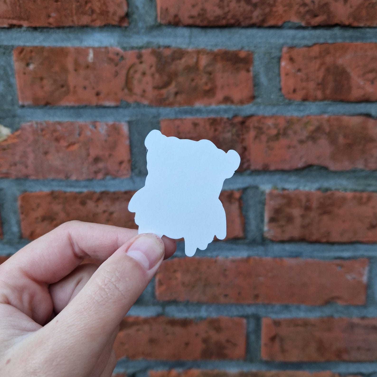 Scary Creepy Vinyl Sticker , Horror Disturbing Label, Dark Mysterious ...