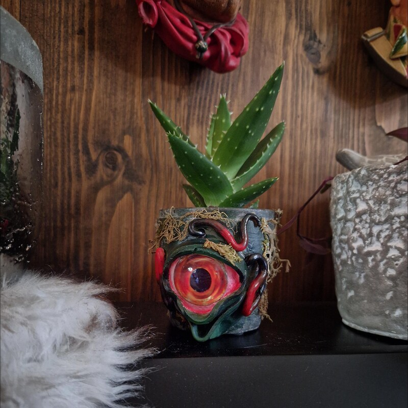 Monster Plant Pot - Etsy