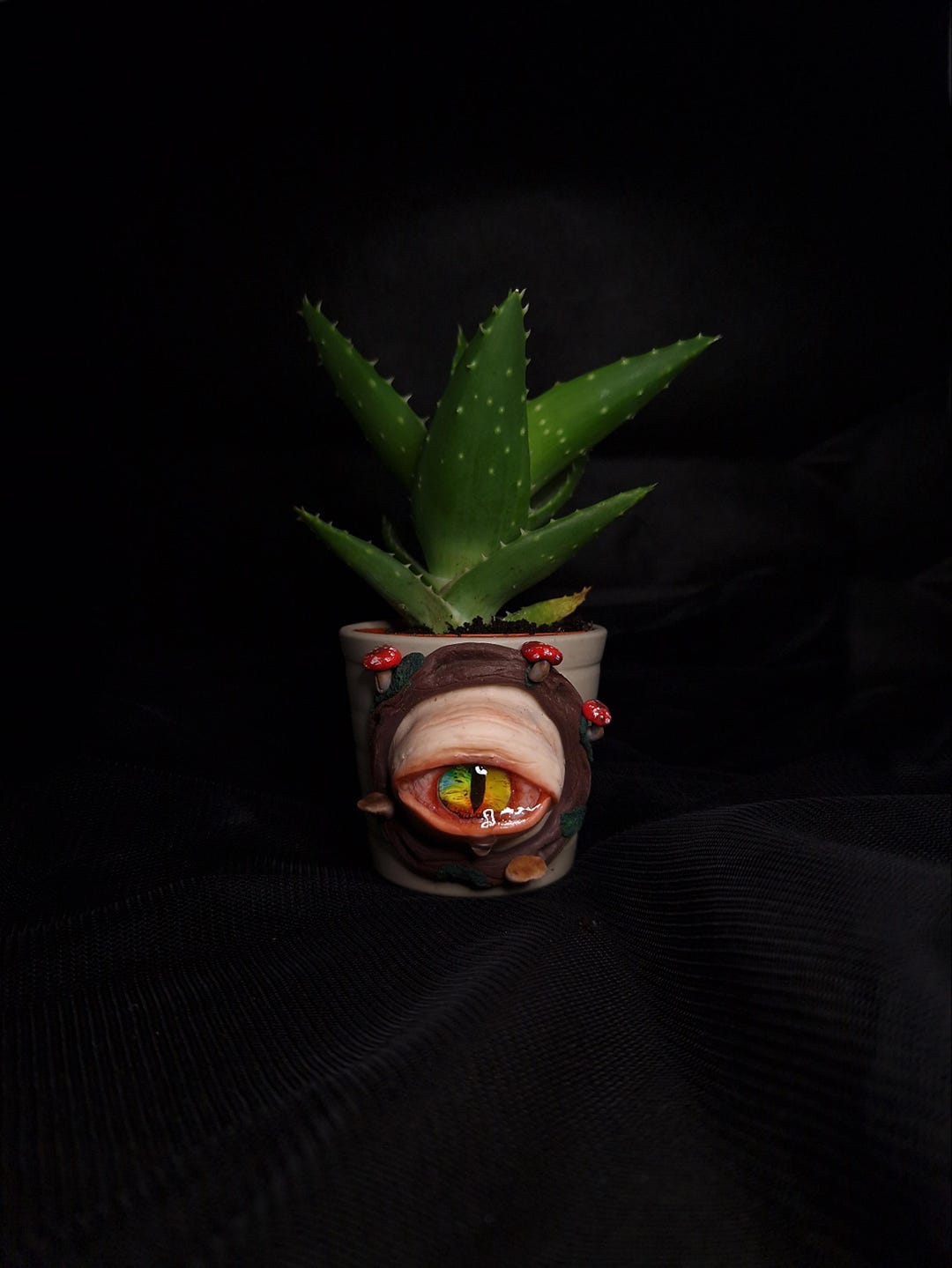 Scary Creepy Plant Pot, Horror Fantasy Decor, Dark Fairytale Flower Pot ...