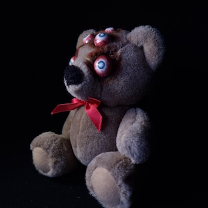 Creepy Horror Scary Teddy Bear Disturbing Spooky Haunted Stuffed Animal ...