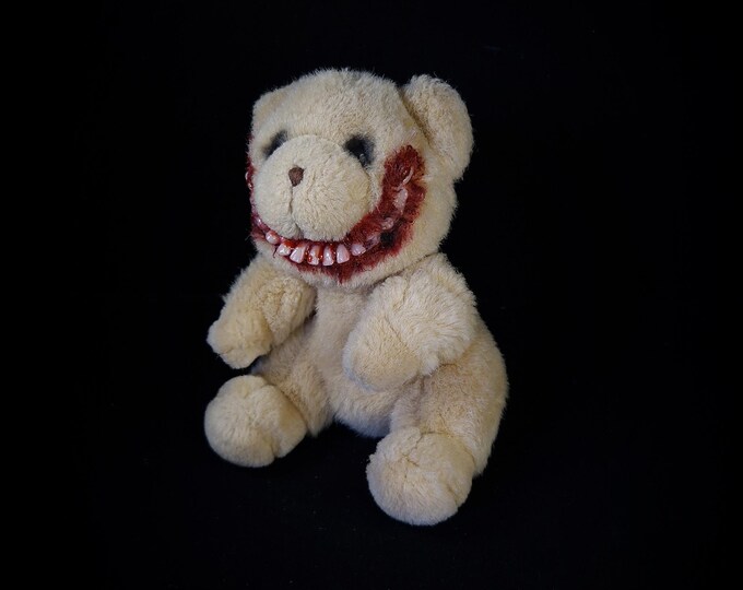 Creepy Horror Smiling Mouth Plushie Handmade Disturbing Spooky Haunted ...