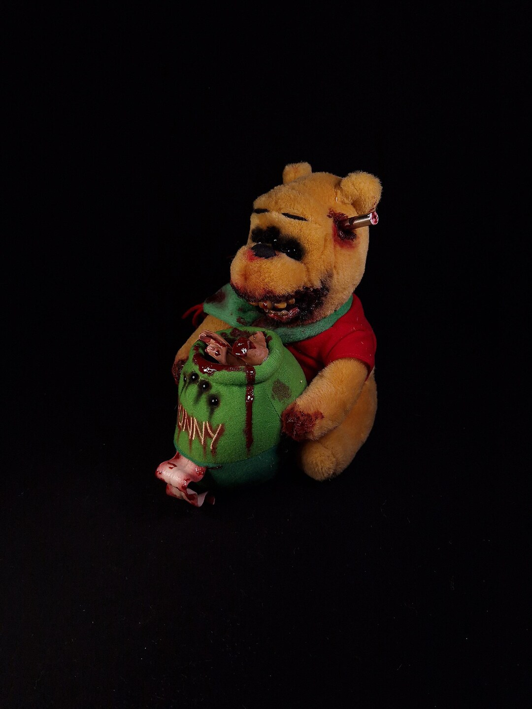 Creepy Horror Disney Winnie the Pooh Disturbing Spooky Haunted Stuffed ...