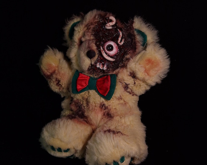 Creepy Horror Scary Teddy Bear Disturbing Spooky Haunted Stuffed Animal ...