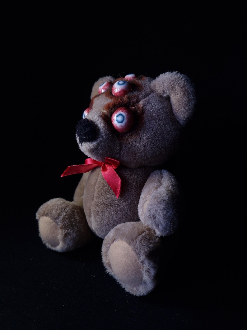 Creepy Horror Scary Teddy Bear Disturbing Spooky Haunted Stuffed Animal ...