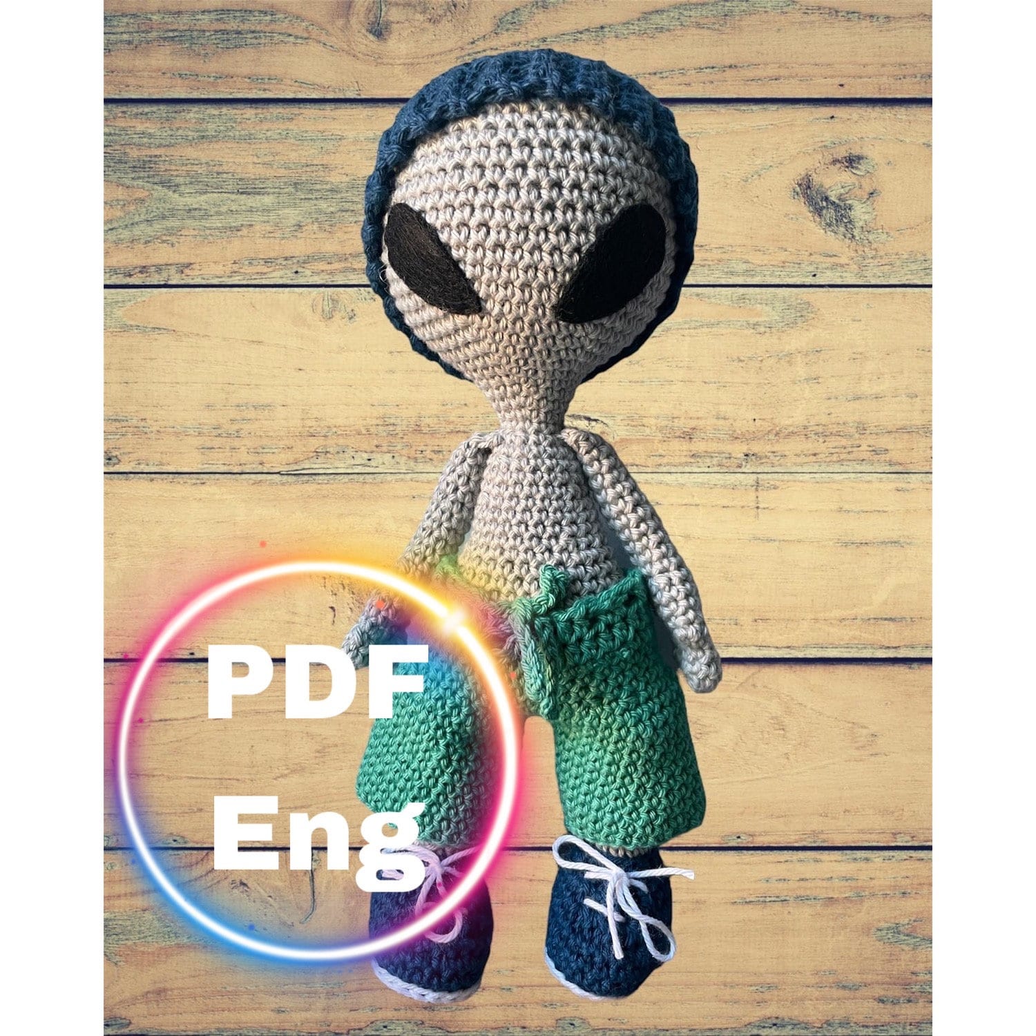 Alien Crochet Pattern, Pdf Pattern, Amigurumi Pattern, Alien Boy ...