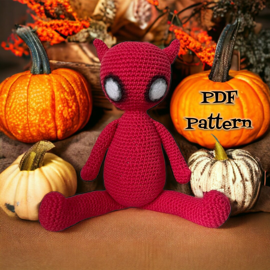 Demon Amigurumi, Devil Amigurumi Pattern, Crochet Pattern, Pdf ...